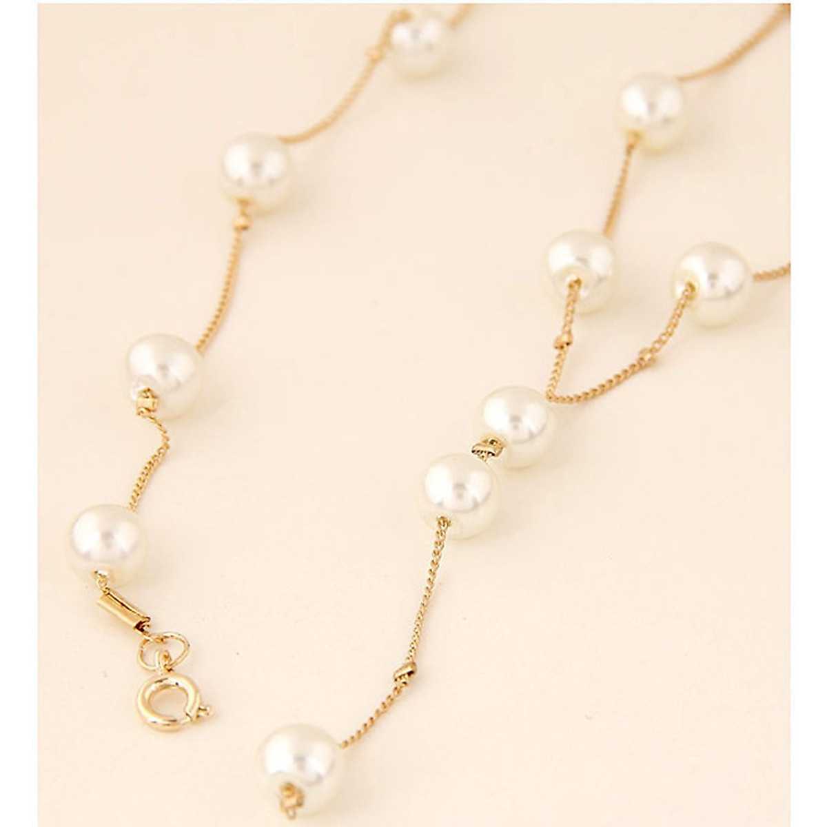 Faux Pearl Necklace Earring Bracelet Jewelry Set, Delicate and Classy Costume jewelry Favors