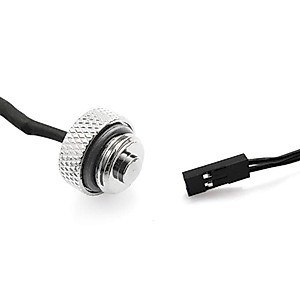 XSPC G1/4" Plug with 10k Sensor, Chrome