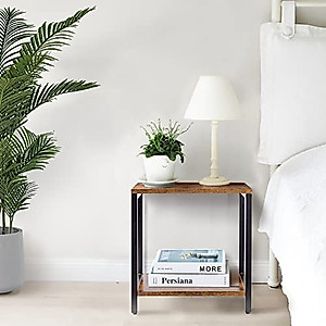 Short Table Small Table Stand Small Tables for Small Spaces Low Small Side Table Black Metal Small End Tables Living Room Printer Tables Mini Coffee Table Little Small Night Stand Nightstand Bedroom