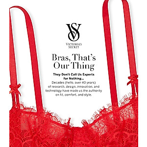 Victoria's Secret Dream Angels Wicked Unlined Lace Balconette Bra, Bras for Women, Coconut White, 36D