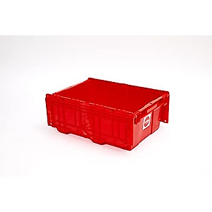 The Box Store by FlatRate Moving Plastic Shipping/Storage Tote W/ Attached Lid 21X15X9