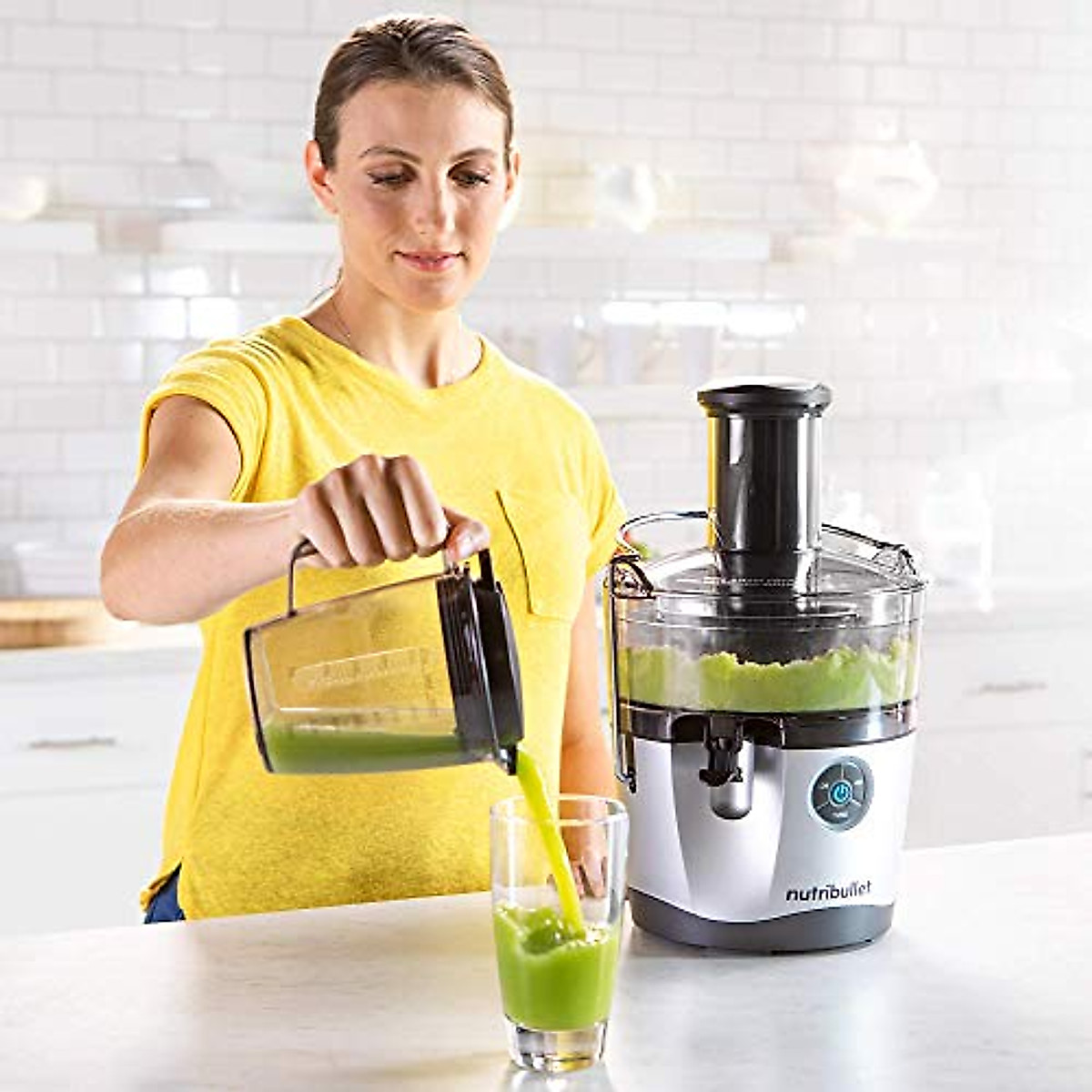 NutriBullet NBJ50200 Juicer Pro, Silver, 2 L (Renewed)