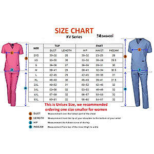 Dagacci Medical Uniform Women's Medical Scrub Set Top and Pant, Teal Green, XS