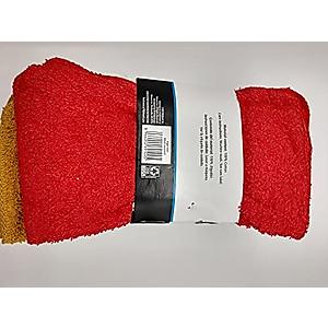 MAINSTAYS 18 Pack Assorted Cotton Terry Thin Washcloths Rags (Bright)
