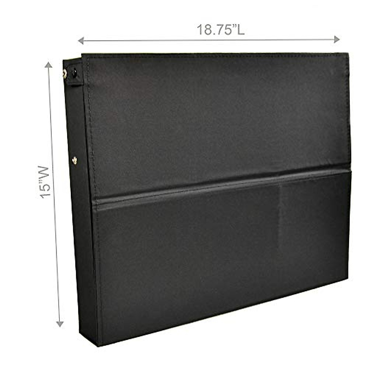 Home-X 18-Slot Standing Glasses Organizer, Glasses Holder, Commercial Sunglasses and Eyewear Display, Collectables Storage Box, Travel Display Case, 18 ¾" L x 15" W x 2 ¼" H, Red