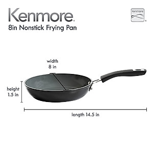 Kenmore Arlington 8" Aluminum Fry Pan - Black Diamond