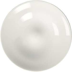 Hakusan Pottery Medium Plate, White, Approx. φ8.3 x 1.6 inches (21 x 4 cm), Loose YURURI Hasami Ware Made in Japan