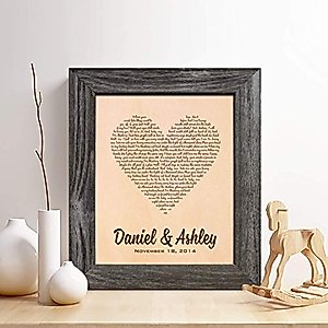 3rd Anniversary Gift, Leather Engraving, First Dance Song