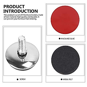 BESPORTBLE Daybed Frame 4pcs Bed Frame Anti- Shake Tools Adjustable Threaded Bedside Fixer Headboards Loosening Tools Set Bed Support Anti- Shake Fixer for Room Wall 65mm- 92mm Adjustable Bed Frames