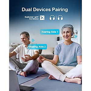 Aisidra Bluetooth Transmitter Receiver V5.0 Bluetooth Adapter for Audio, 2-in-1 Bluetooth AUX Adapter for TV/Car/PC/MP3 Player/Home Theater/Switch, Low Latency, Pairs 2 Devices Simultaneously