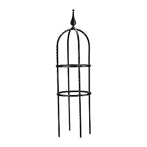 Durable Home Climbing Plant Support Black 20 X 60cm White Natural U-Hoops Durble External Rose Trellis Plants Stand