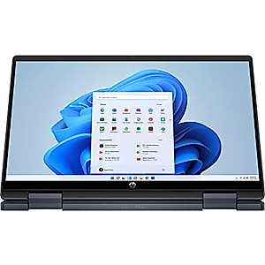 2022 HP Pavilion x360 2-in-1 14" FHD Touchscreen Laptop, Intel 12th Gen i3-1215U, 8GB RAM, 2TB PCIe SSD, Intel Iris Xe Graphics, HD Camera, Amazon Alexa, Windows 11 S, Space Blue, 32GB USB Card