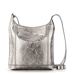 The Sak womens De Young Leather Crossbody, Pyrite, One Size US
