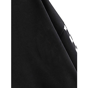 Imily Bela Kids Crop Tops Girls Hoodies Cute Plaid Long Sleeve Fashion Sweatshirts (13-14 Years, Black)