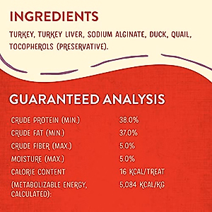 Stella & Chewy’s Freeze-Dried Raw Wild Weenies Dog Treats – All-Natural, Protein Rich, Grain Free Dog & Puppy Treat – Great for Training & Rewarding – Game Bird Recipe – 3.25 oz Bag