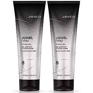 JoiGel Firm Styling Gel | For Most Hair Types | Add Body and Volume | Lock In Moisture & Boost Shine | Thermal Heat & Humidity Protection | Protect Against Pollution | 8.5 Fl Oz (Pack of 2)