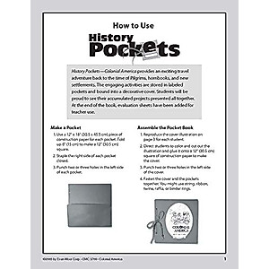 History Pockets: Colonial America, Grades 4-6+