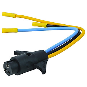 attwood 7622-7 3-Wire 12V/24V Trolling Motor Connector, 10 Gauge, Multiple, One size