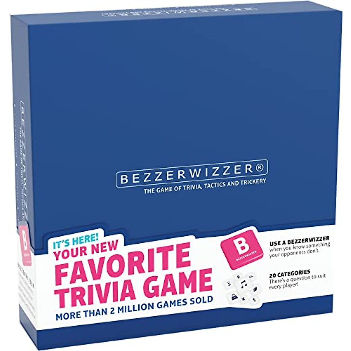 Bezzerwizzer Party Game (US Edition) - Trivia, Tactics, and Trickery for Epic Game Nights! Great for Family Game Night, Ages 14+, 2+ Players, 45 Minute Playtime, Made by Bezzerwizzer