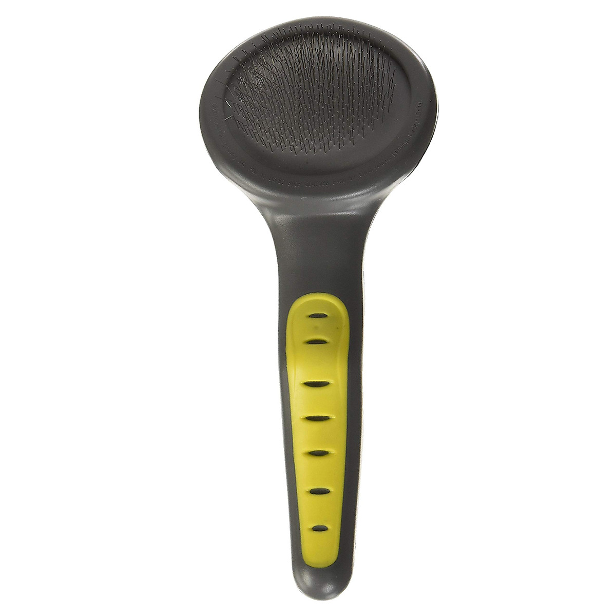 JW Pet Gripsoft Dog Soft Pin Slicker Brush with Non-Slip Rubber Grip (Angled Stainless Steel Tines) Small