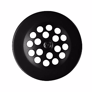 Westbrass 592244-62 White 1-1/2" Tubular Trip Lever Bath Waste Drain Kit, Matte Black