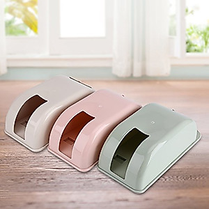 Fdit Plastic Bag Storage Box Wall Mount Bag Saver, Garbage Bag Organizer Dispenser for Easy Access to Your Bags(Green)