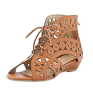 ZHOUXINGB Sandals for Women Dressy Summer, Women Wedge Sandals Slides Sandals Tie Up Sneakers Sparkly Shoes Platform Booties Heels Dressy Hiking Shoes Women Lightweight