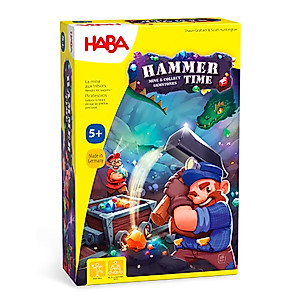 HABA Hammer Time - Simple Rules - Fast Playing - Treasure Hunt Game for Kids