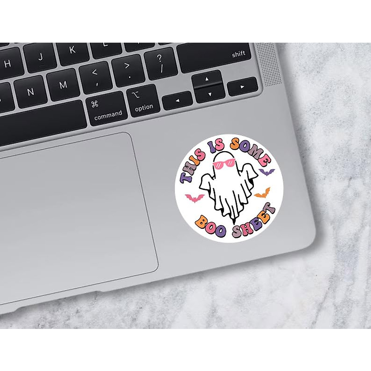 Miraki This Is Some Boo Sheet Sticker, Ghost Sticker, Halloween Stickers, Cute Spooky Sticker, Water Assitant Die-Cut Vinyl Funny Decals for Laptop, Phone, Water Bottles, Kindle Sticker