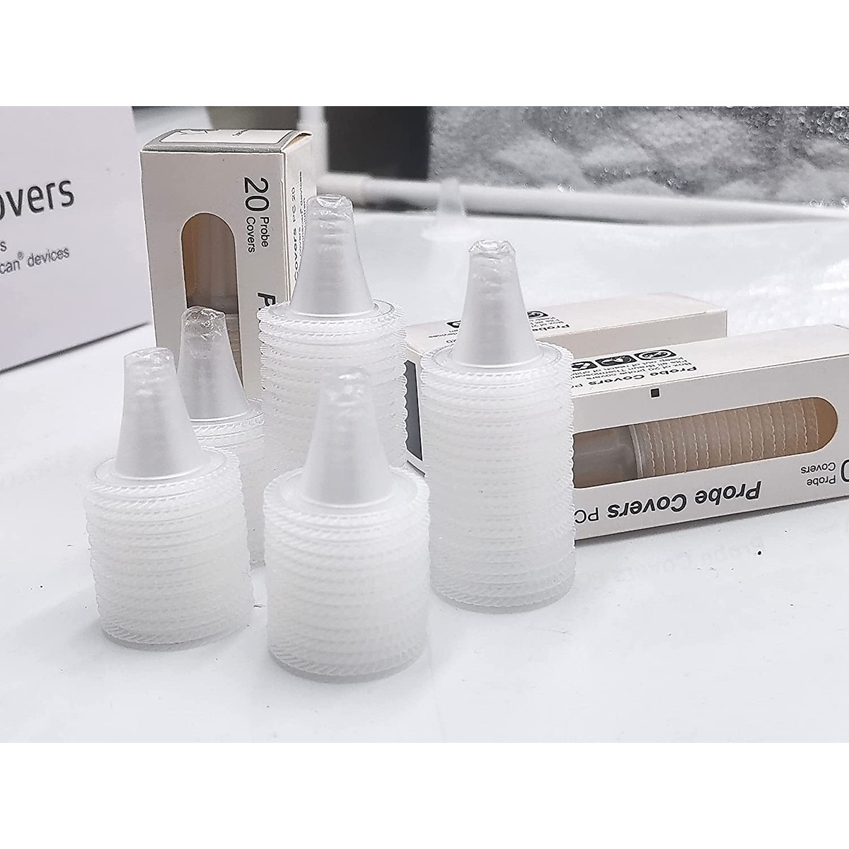 300pcs Ear Thermometer Probe Covers, Lens Filters， Refill Covers for All Braun themometer Thermometer Models Digital Thermometers Disposable Covers (300pcs)