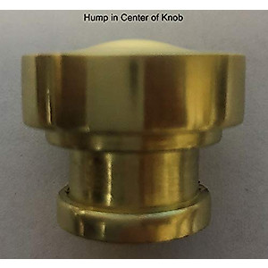 Cosmas 10 Pack 704BB Brushed Brass Round Contemporary Cabinet Hardware Knob - 1-1/4" Diameter