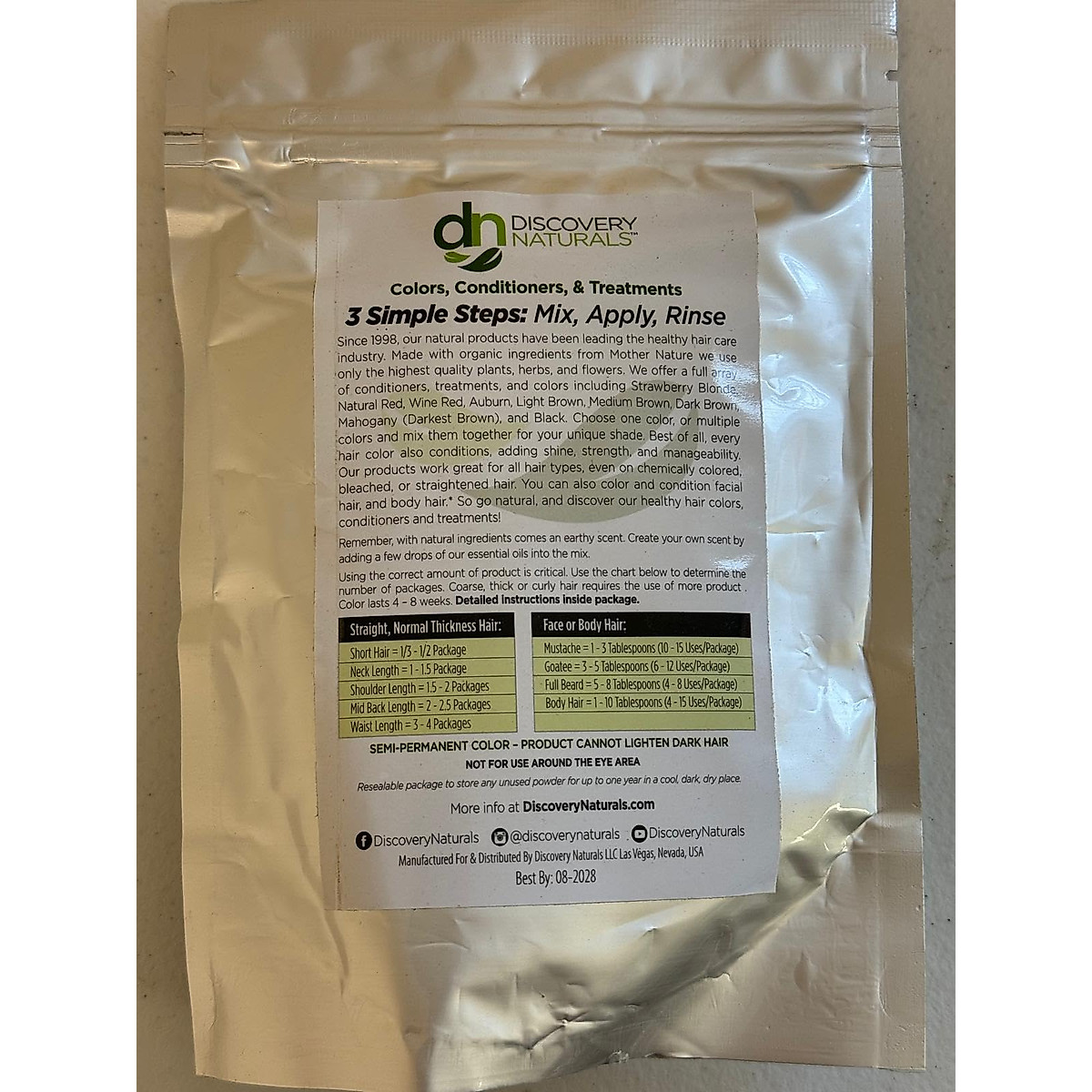 Black Henna Hair Color For All Kit | 100% All Natural Indigo Powder Hair Dye & Beard Dye (Midnight Natural Black) Organic, Herbal & Vegan Chemical & Cruelty Free Permanent Gray Coverage & Tinting