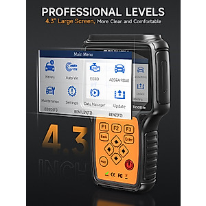 FOXWELL NT650 Elite OBD2 Scanner, 25 Resets, ABS SRS Scan Tool, ABS Bleeding SRS Airbag Bidirectional Code Reader, Oil SAS BRT EPB TPS Injector Car Diagnostic Tool, NT630 Plus Upgrade