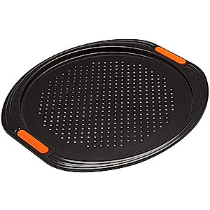 Le Creuset Toughened Non-Stick Bakeware Pizza Pan, Black