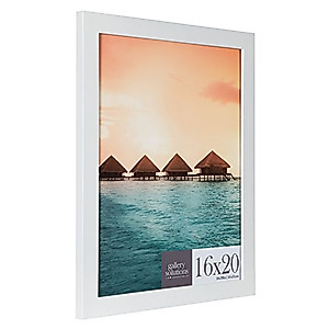 Gallery Solutions 16x20 White Flat Large Wall Frame