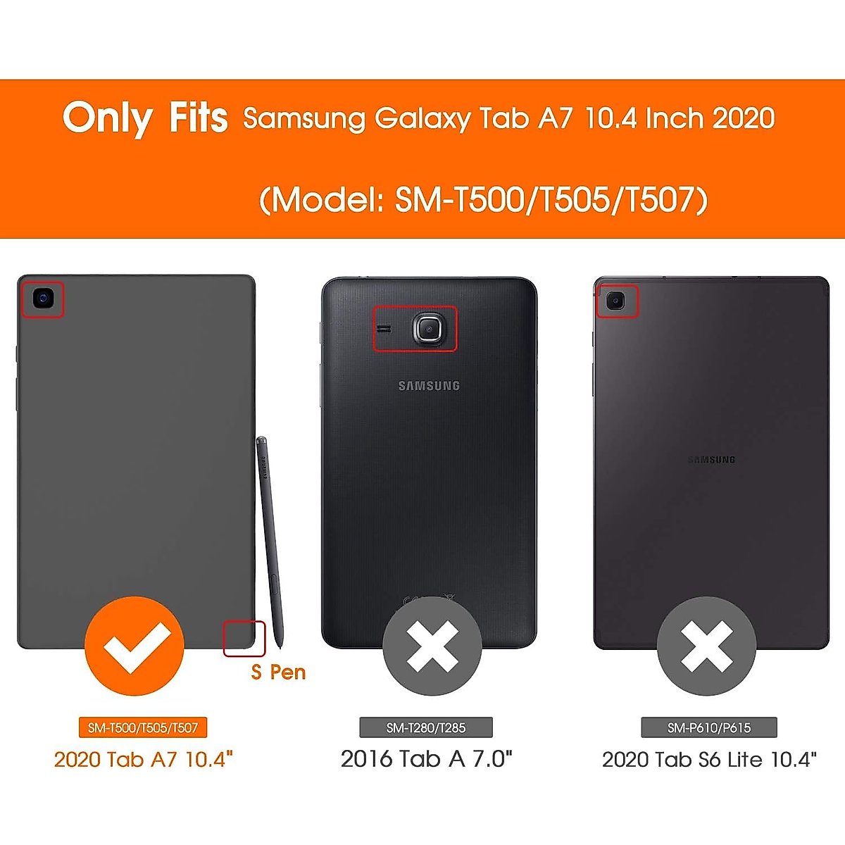 Case for Samsung Galaxy Tab A7 10.4 Case 2020，Slim Fit Foldable Standing Cover Case with Auto Sleep/Wake for Samsung Galaxy Tab A7 10.4 inch [SM-T500/T505/T507]，Misty Forest Pattern