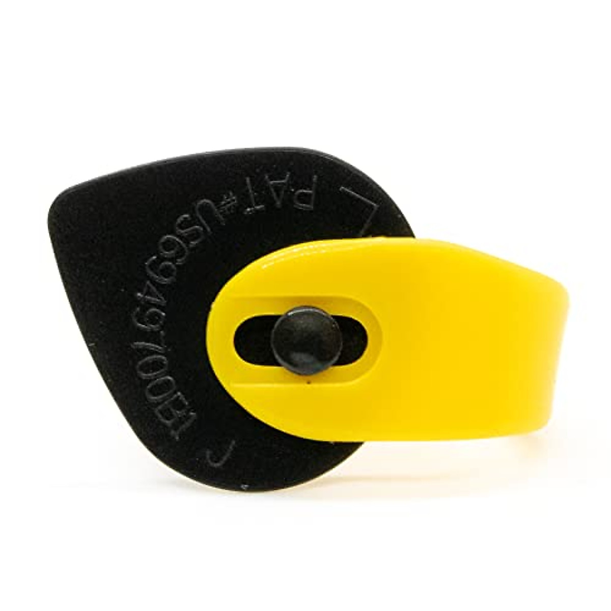 Fred Kelly Picks D5J-L-3 Delrin Bumblebee Jazz Light Guitar Pick (Pack of 3), Black/Yellow, 0.50 mm