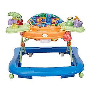 Safety 1st Dino Sounds 'n Lights Discovery Baby Walker with Activity Tray