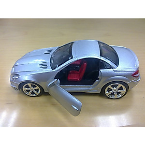 KiNSMART Mercedes Benz SLK 5inch 1:32Scale Die Cast Metal Model Toy Cars Silver