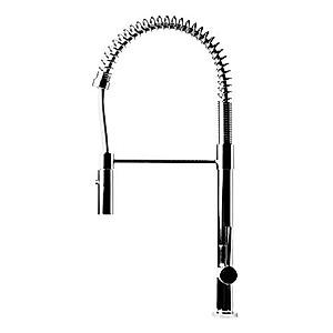 ALFI brand ABKF3732-PC Kitchen Faucet, 22.5"H, Polished Chrome