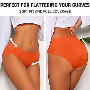 Bikini Underwear for Women,Womens Underwear Seamless Low Waist Cotton Panties for Women High-Cut Stretch Cheeky Underwear Multipack -10 pack, XL