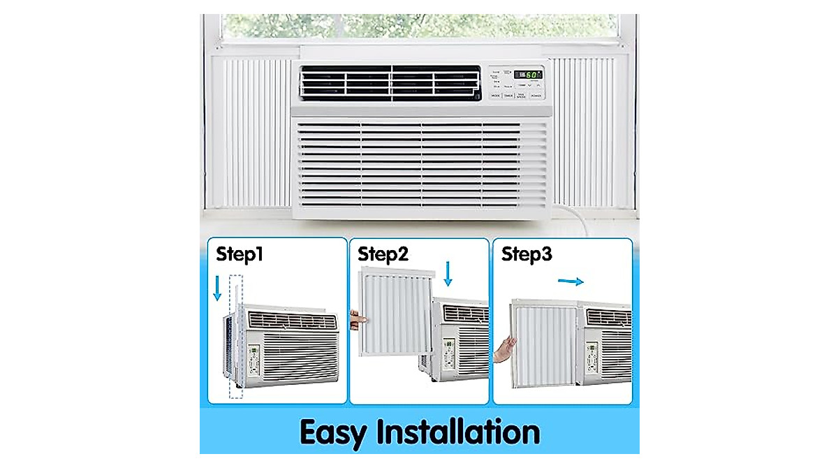 Air Jade Window AC Side Panels for 5000 Btu Units | Easy Installation