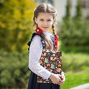 PYBUG Fox Trading Card Binder with Nylon Strap 4-Pocket Waterproof PU Leather Card Collection Binder for 400 Cards Sturdy Card Holder Folders for Game Cards,Sports Cards