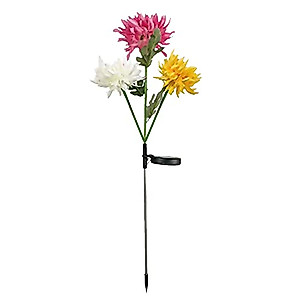 SENGTONG Gold Floor Lamp Light Garden Solar Lawn Flower Plug-in Garden Outdoor Light Simulation LED Lands Patio Lawn & Garden Light Tent Stove (Multicolor, One Size)