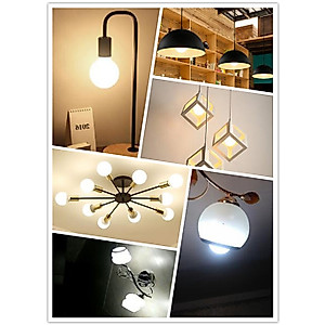 OMTO E26/E27 A19 LED Frosted Light Bulb 9W (60W Equivalent) Warm White (3000K) 85-265V (Warm White, 5pcs)