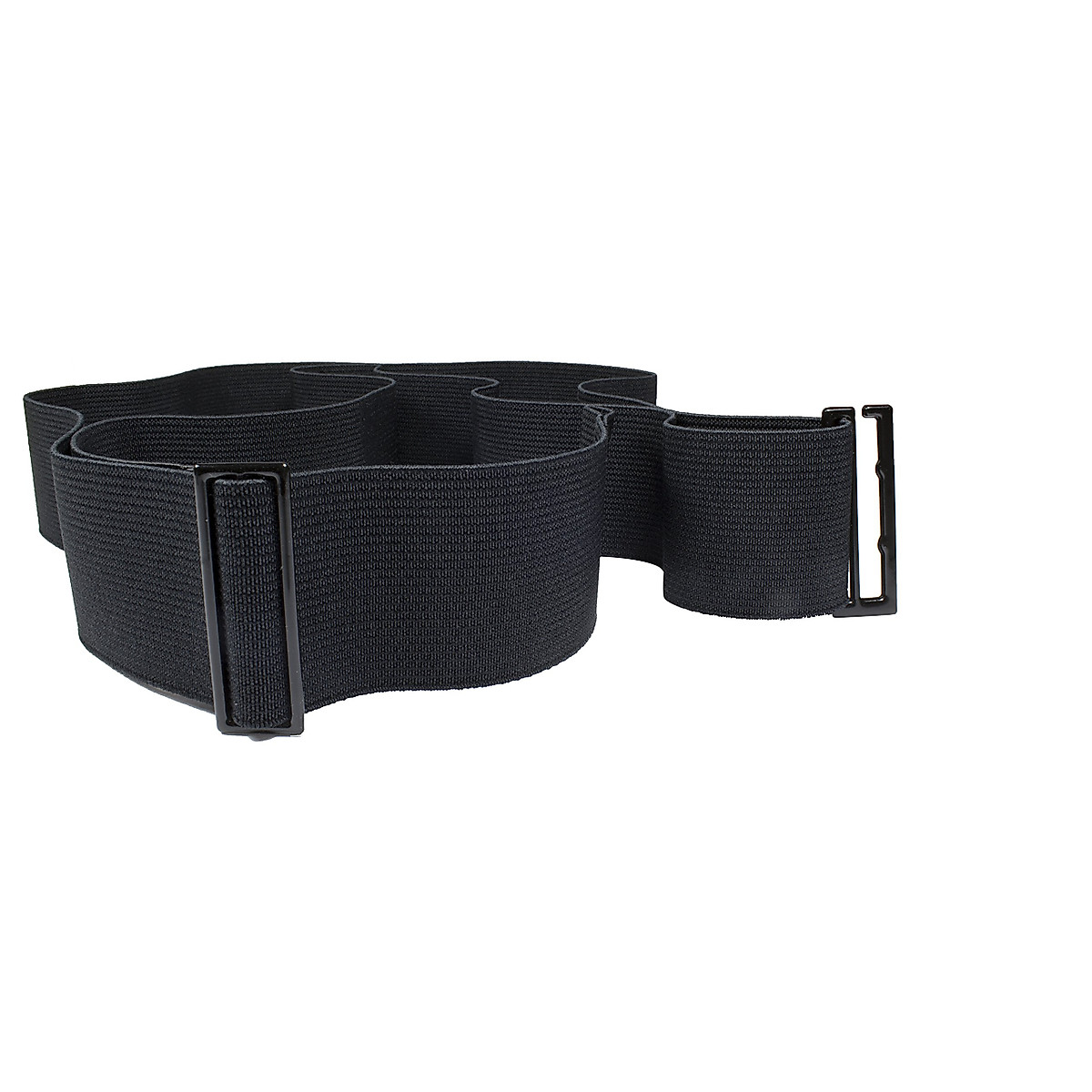 Gelante Lady Invisible Belt - Web Canvas Elastic Adjustable Skinny No Show Belt-2051-BLack (14+)