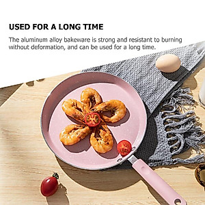 Tofficu 6 Inch Aluminum Skillet with Nonstick Coating, Omelette Pan, Frying Pan for Home and Professional Use