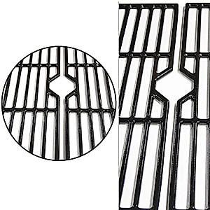 Hongso Grill Parts, Grill Grates Heat Plates Replacement for Charbroil, Kenmore, Master Chef, Thermos Gas Grills