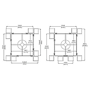 FixtureDisplays® Up to 9.9" Wide 16 Adjustable Pockets Display Rack, Greeting Post Card Christmas Holiday Spinning Rack Stand. Pocket Size: 4.5-9.9" Wide X 5.8" Tall, 16 Pockets. 11602-L-WHT