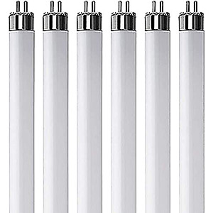 F13T5CW – T5 21 Inch Under Counter Fluorescent Bulbs Cool White 4100K 13-Watt F13T5/CW 21” CW Long Life Replacement Tubes for Under Cabinet Lights – Pack of 6 Bulbs